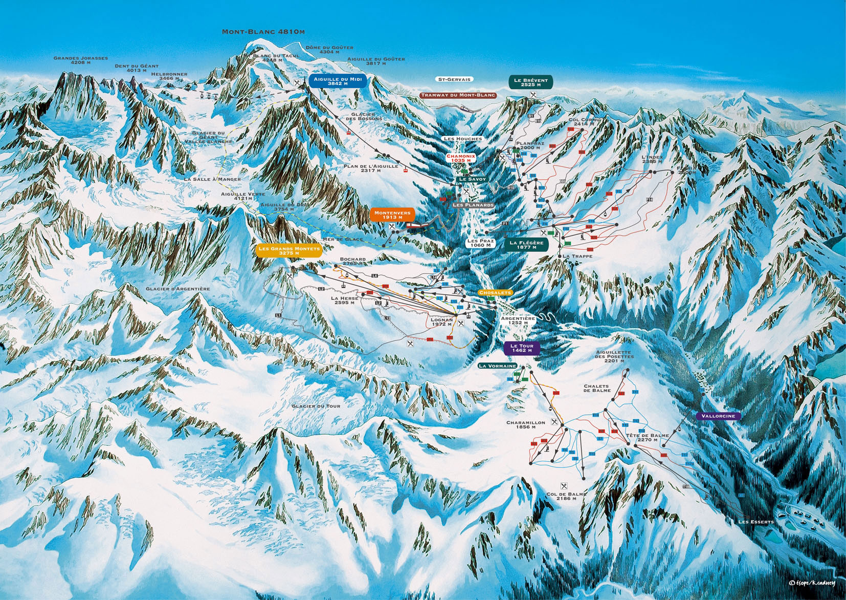 Facts/slope facts for Chamonix | FindSkiHolidays.com